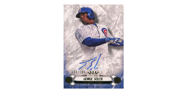 2016 Topps Tier One Baseball Card Product Info and Checklist