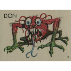 1965 Topps Ugly Stickers Checklist - Hero Habit